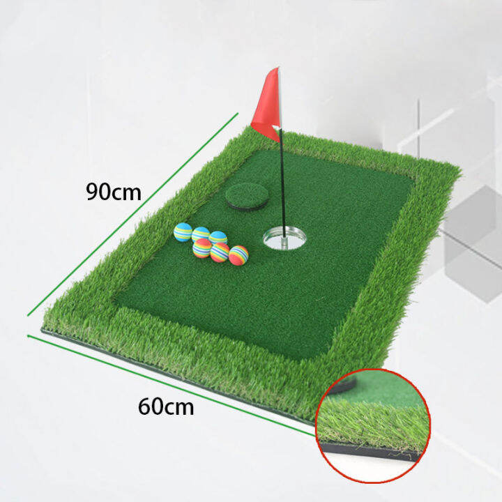Floating Chipping Green Golf Turf Mat Set For Pool Summer Party ...