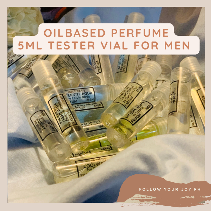 Oilbased Perfume- 5ml TESTER VIAL for MEN | Long Lasting Scent | Lazada PH