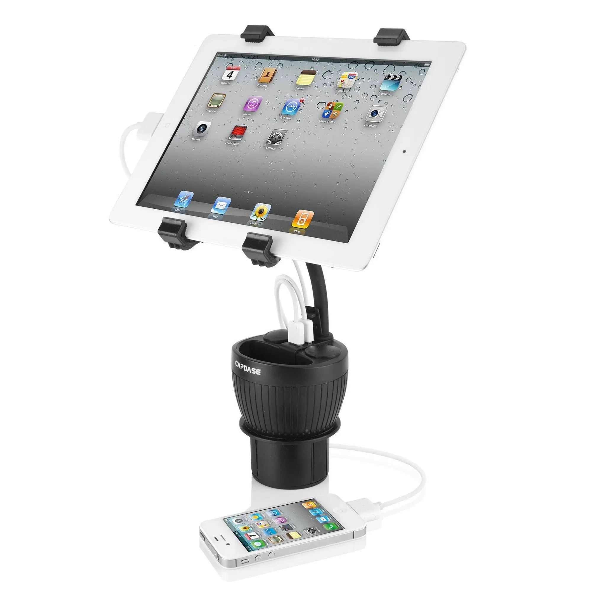Capdase Car Cup Charger PowerMax with Tab-X Mount แท่นยึดแท็บเล็ปแบบ ...