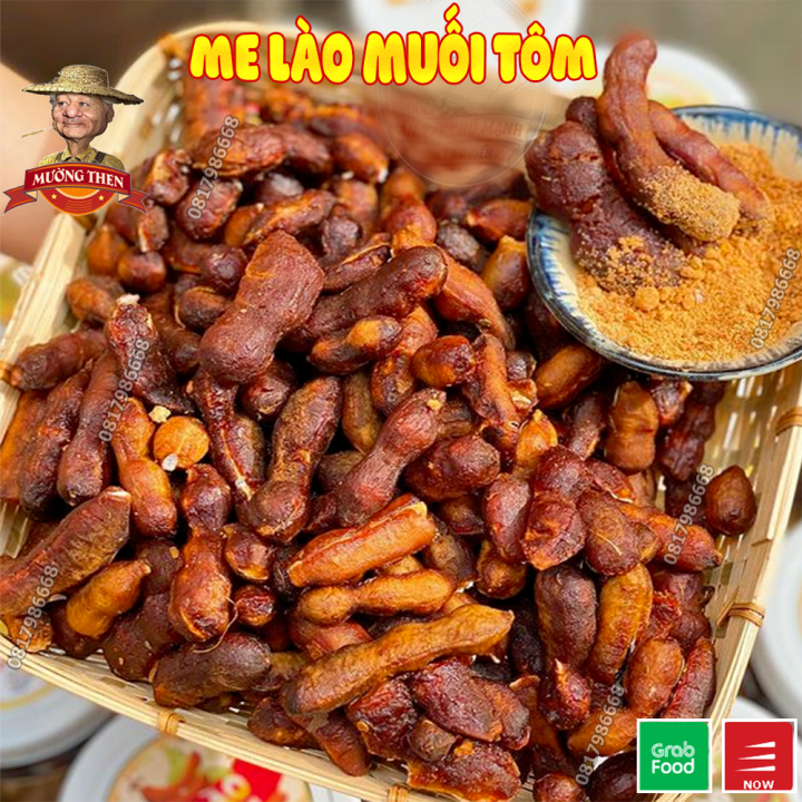 Me Lào Chấm Muối Tôm Chua Ngọt Siêu Ngon 500g Đồ Ăn Vặt Mường Then Ngon ...