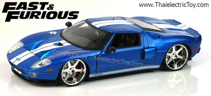 โมเดลรถจากเรื่อง Fast Five รถ Ford GT ขนาด 1/24 ของแท้จาก Universal ...