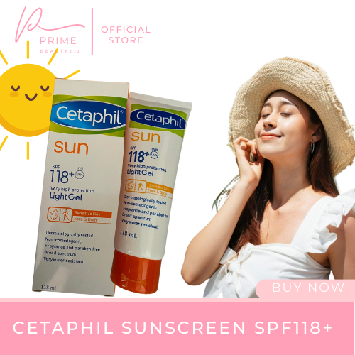 Original Cetaphil Sunblock Spf118+ with UVB and AVA Protection Very ...