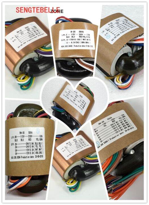 1PCS 50W（50VA） R-core transformer for amplifier / tube preamp ...
