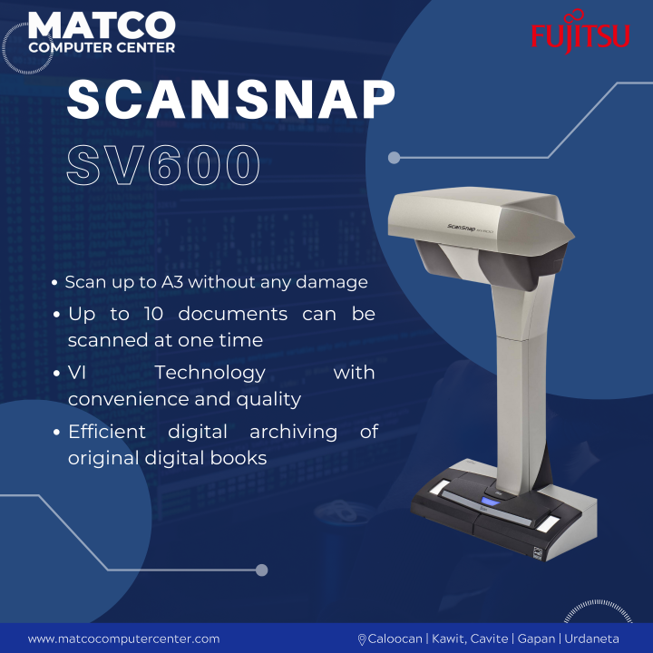 Fujitsu ScanSnap SV600 Scanner | Lazada PH