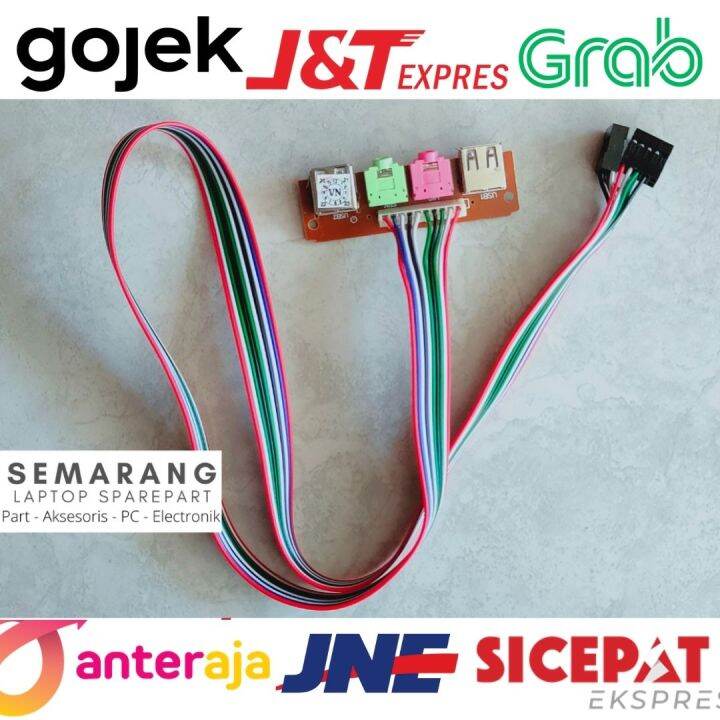 KABEL PANEL FRONT USB AUDIO Jack Button 2.0 Cpu Pc Desktop Cable Murah ...