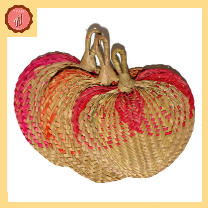 3 pieces Locally Made Abaniko Assorted Design- Hand Weaved Pamaypay ...