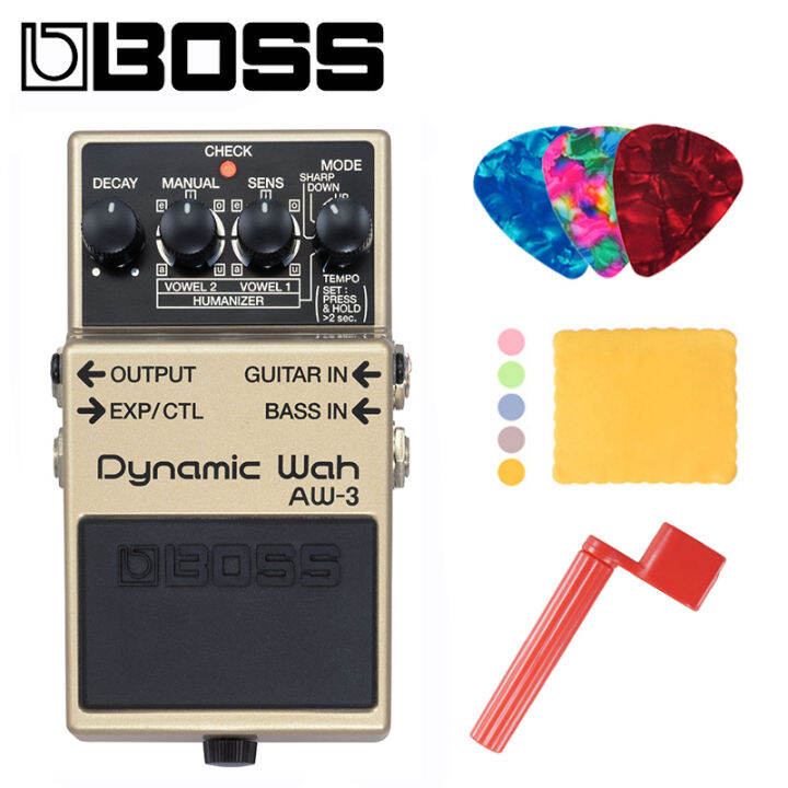 Boss AW-3 Dynamic Wah Pedal for Guitar or Bass with Tempo Control ...