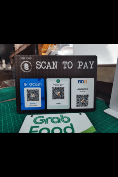 Qr Standee (3 in 1) Board 6x8" | Lazada PH