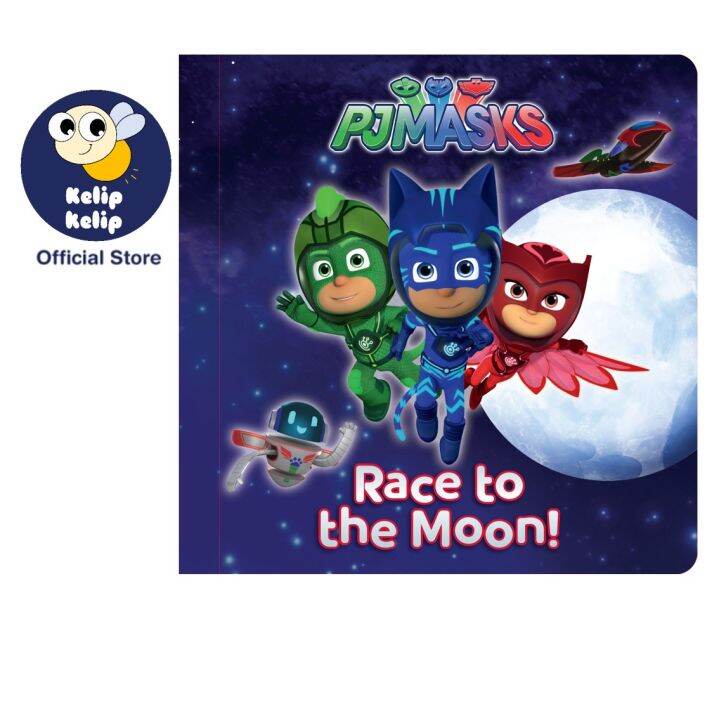 PJ Masks Storyboard Race to the Moon Book Storybook For Toddler Baby ...