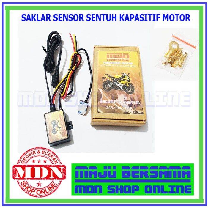 SAKLAR SENSOR SENTUH KAPASITIF PENGAMAN MOTOR ANTI MALING | Lazada ...