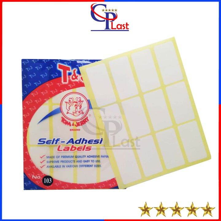 Label Undangan Tom and Jerry no. 103 / Sticker Tempelan Undangan / Label Tom & Jerry 103 ...