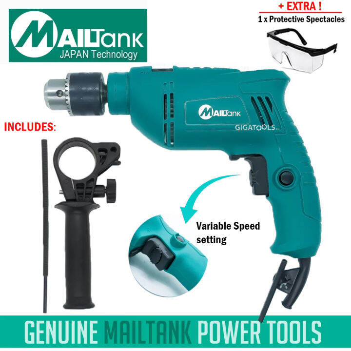 MailTank Hammer / Impact Drill (Steel-13mm/Concrete-16mm/ Wood-20mm ...