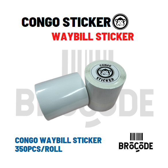CONGO WAYBILL STICKER A6 4X6 100X150 AIRWAYBILL THERMAL WAYBILL STICKER ...