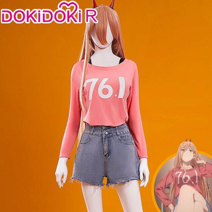 Power Cosplay Anime Chainsaw Man Costume【S-3XL】 Dokidoki-R Power Casual ...