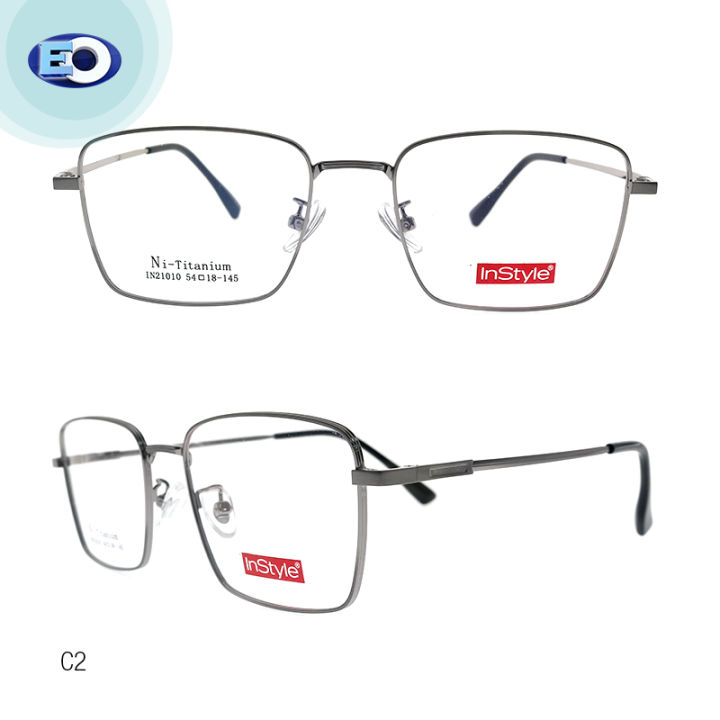 Eo Instyle In21010 Frame With Multicoated Lens Non Graded Eyeglasses For Men And Women Lazada Ph