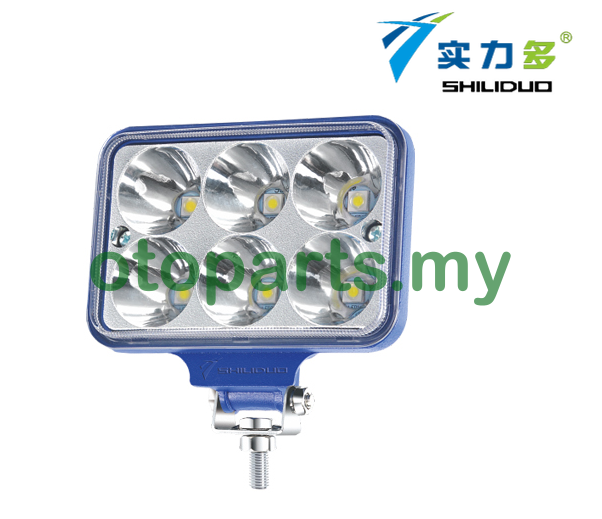 SHILIDUO LED Spot Light Rectangle 3" 6LED for 4x4 / Truck / Lorry ...