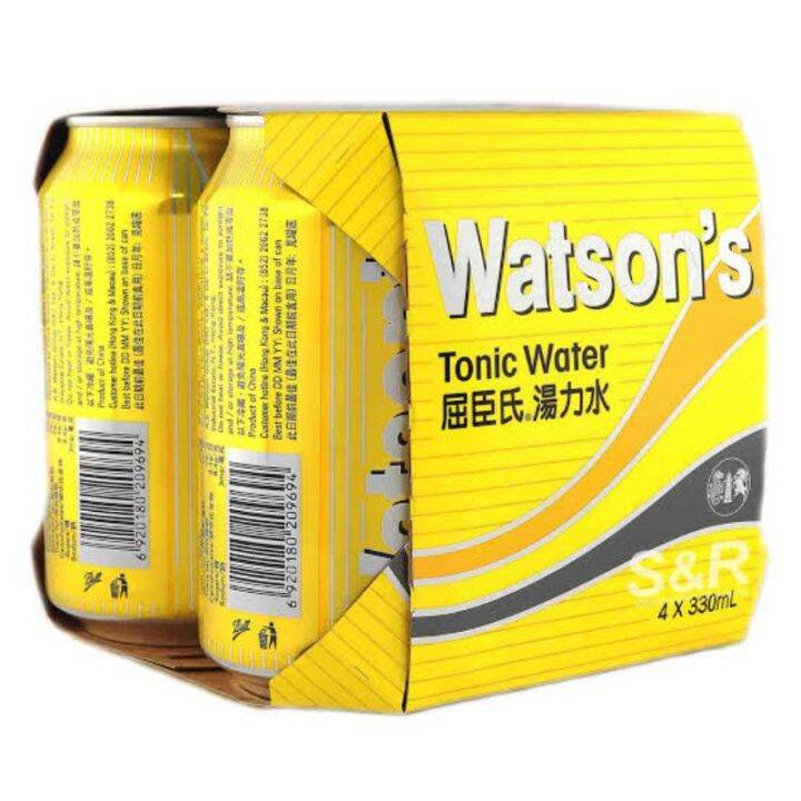 Watson's Sparkling Tonic Water 4/330ml | Lazada PH