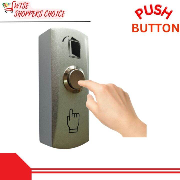 door access control push button 3pcs PUSH BUTTON, METAL PUSH BUTTON ...