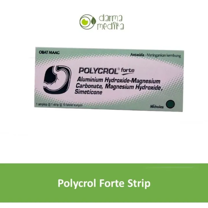 POLYCROL FORTE STRIP 10 TABLET | Lazada Indonesia
