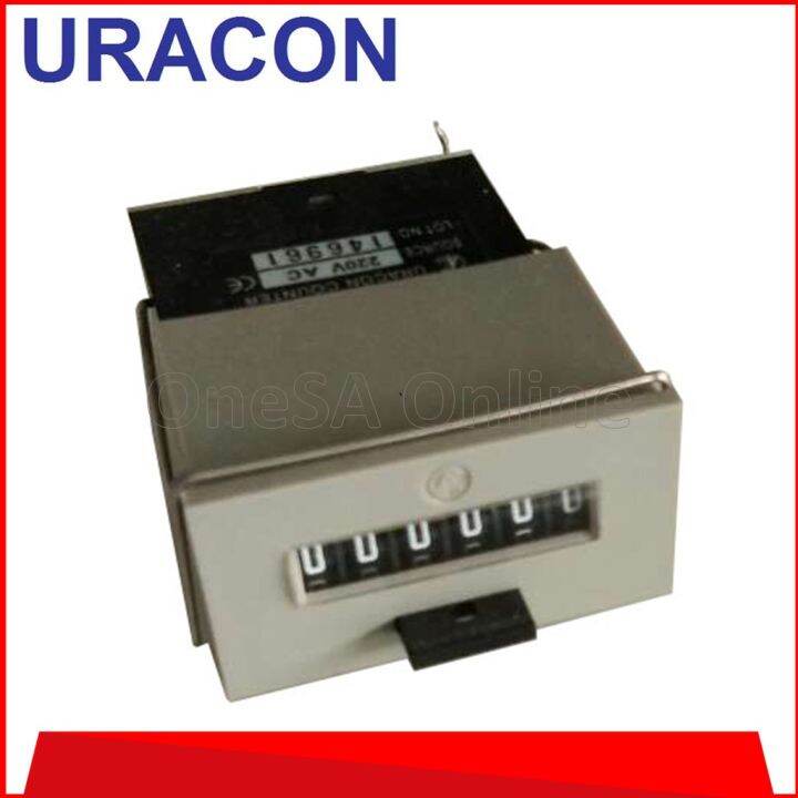 URACON MACHINE COUNTER, AC240/DC24, (LFC-6S) | Lazada