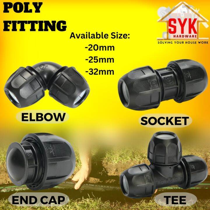 SYK Poly Fitting Poly Pipe Connector HDPE Poly Fitting Smart Coupler ...