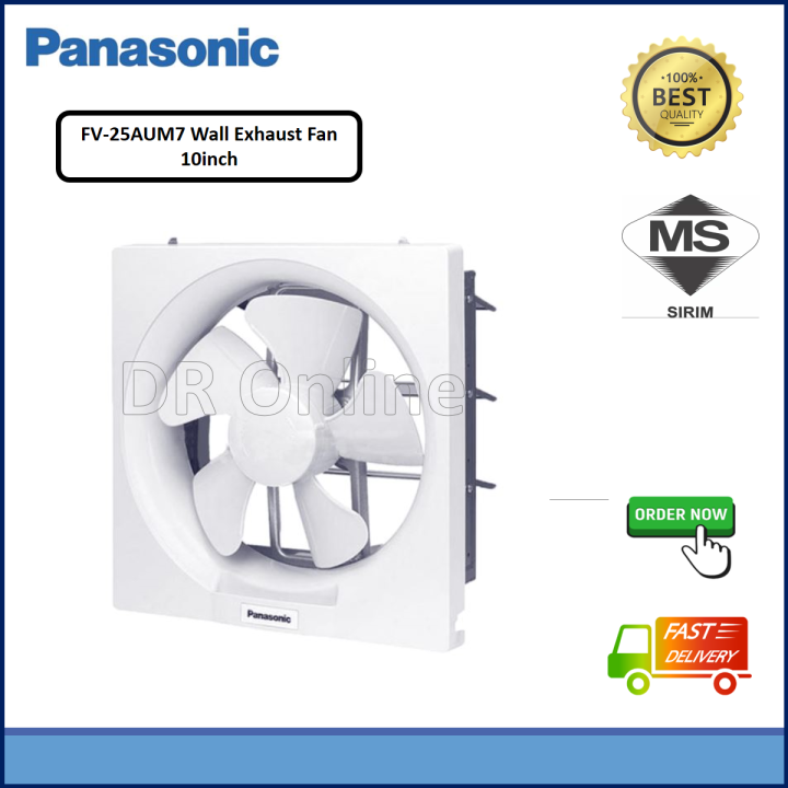 Panasonic Exhaust Fan Wall-Mounted Type 10Inch FV-25AUM7 ( Kitchen Use ...