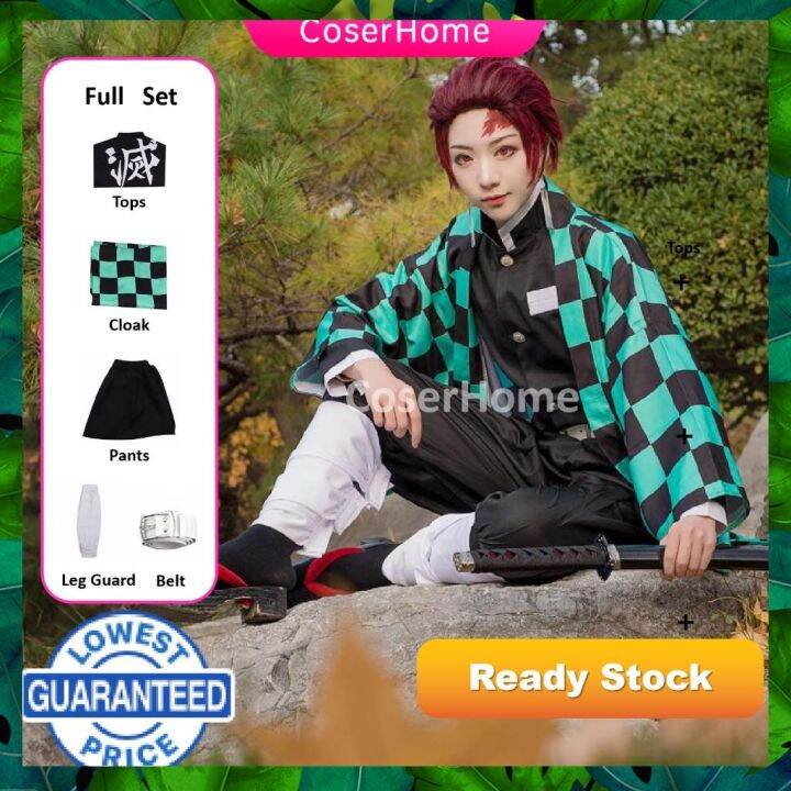 Tanjiro Costume Demon Slayer Costumes Tanjiro Cosplay Costume for men ...