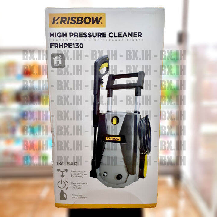 Steam Motor Mobil Krisbow Original High Pressure Cleaner 130 Bar 1600 W ...
