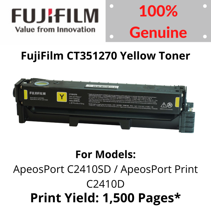 Fujifilm Black / Cyan / Magenta / Yellow Use and Return Print Cartridge ...