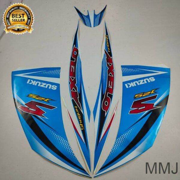 Sticker Striping Suzuki shogun Axelo s 125 biru | Lazada Indonesia