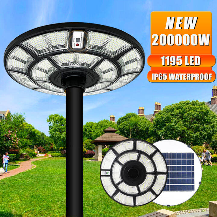 【ซื้อ 1 แถม 1】ไฟโซล่าเซลล์ UFO ไฟถนนโซล่าเซลล์ 200000W ไฟถนนเซลล์สุริยะ ไฟพลังงานแสงอาทิตย์ ...