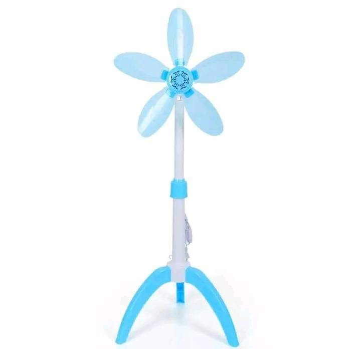 YMS Five Blade Stand Fan Fortable Stand Fan Foldable Adjustable ...