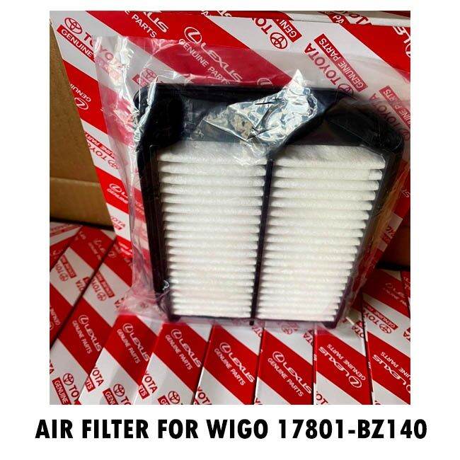 GENUINE AIR FILTER For Toyota Wigo Gen2 (2017-2021) 17801-BZ140 | Lazada PH