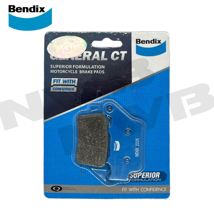 Bendix Motorcycle Brake Pads Rear for Suzuki Gixxer 155 FI Version 2 ...