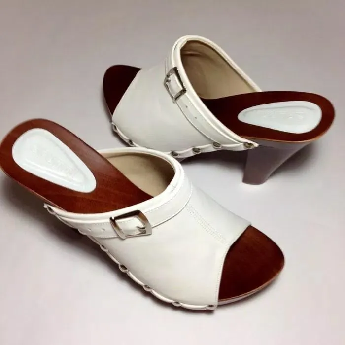 sandal wanita/high heels/heels/sendal wanita/kelom geulis/kkp lebar ...