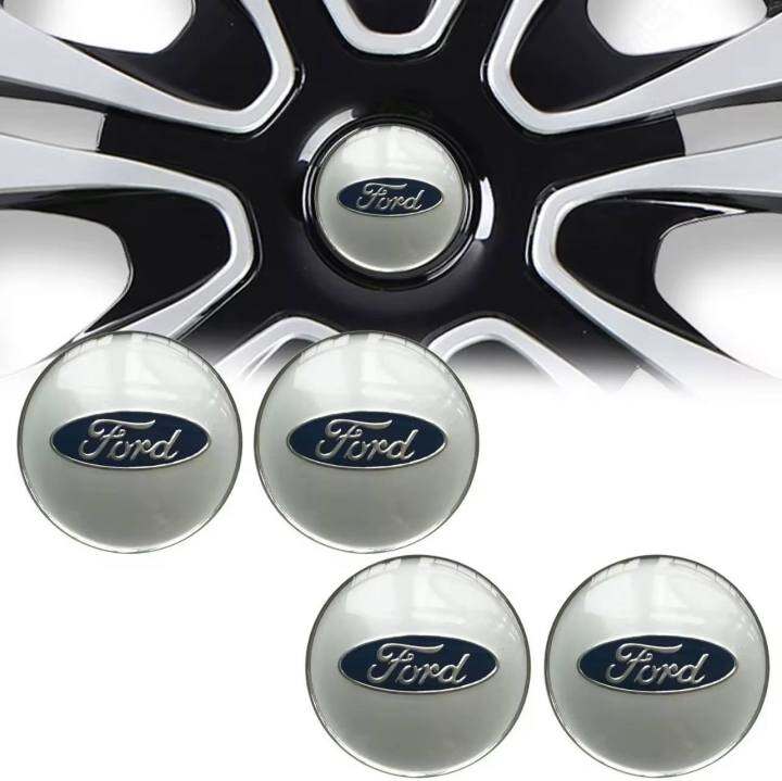 New Arrival FORD Car Wheel Center Hub Cap Sticker Emblem 04 pcs 56mm ...