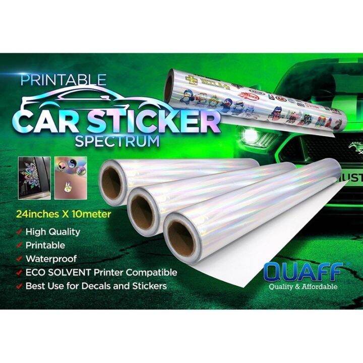 Quaff Eco - Solvent Printable Car Sticker 24”x10meter | Lazada PH
