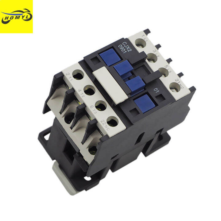 Homyl CJX2-0901 3-Phase Pole AC Coil Contactor Motor Starter Relay ...