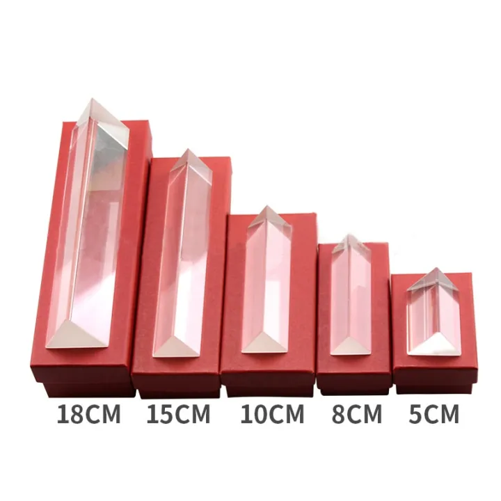 Triangular Prism BK7 Optical Prisms Glass Physics Teaching Refracted ...