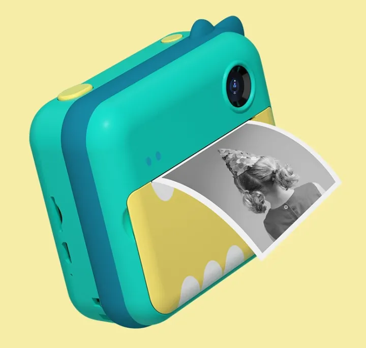 Kids Instant Print Camera Birthday Gift 12MP Cartoon Cute Photo Video ...