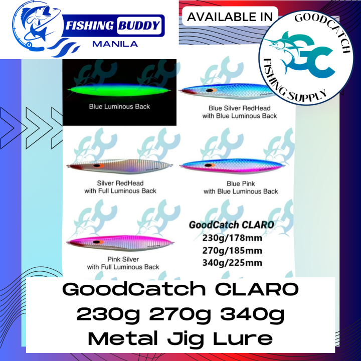 GoodCatch GC CLARO 230g 270g 340g Metal Jig Lure | Lazada PH