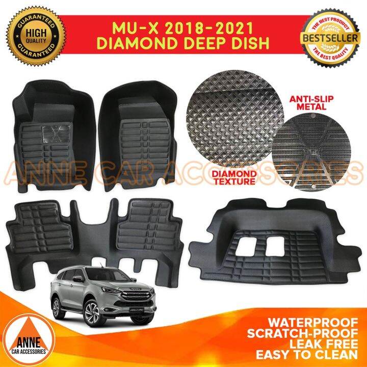 &1H5D / TPE Car Deep Dish Matting for Isuzu MU-X/MUX 2018 - 2021 OEM ...