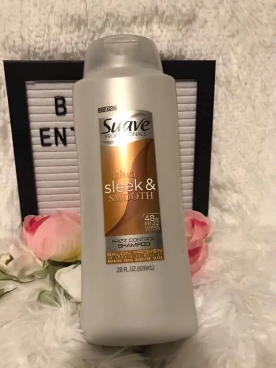 Suave Professionals Ultra Sleek & Smooth Frizz Control Shampoo(828ml ...