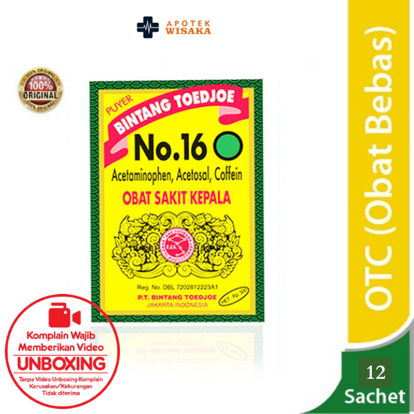 puyer bintang 7 no.16 - ISI 12 Sachet | Lazada Indonesia