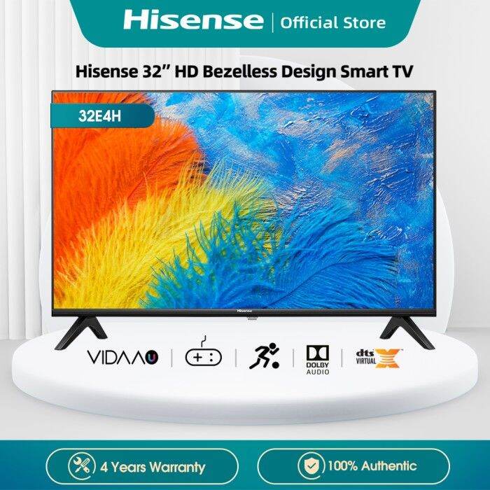 HISENSE LED TV 32" HD SMART TV [ 32 INCH DIGITAL ] 32E4H GARANSI RESMI ...