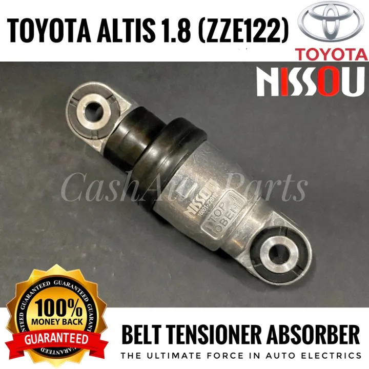 ORIGINAL NISSOU TOYOTA ALTIS 1.8 ZZE122 FAN BELT TENSIONER ABSORBER ...