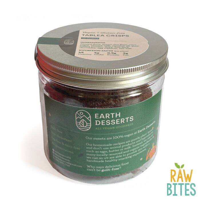 Searson Earth Desserts Tablea Crisps (10 cookies) | Lazada PH