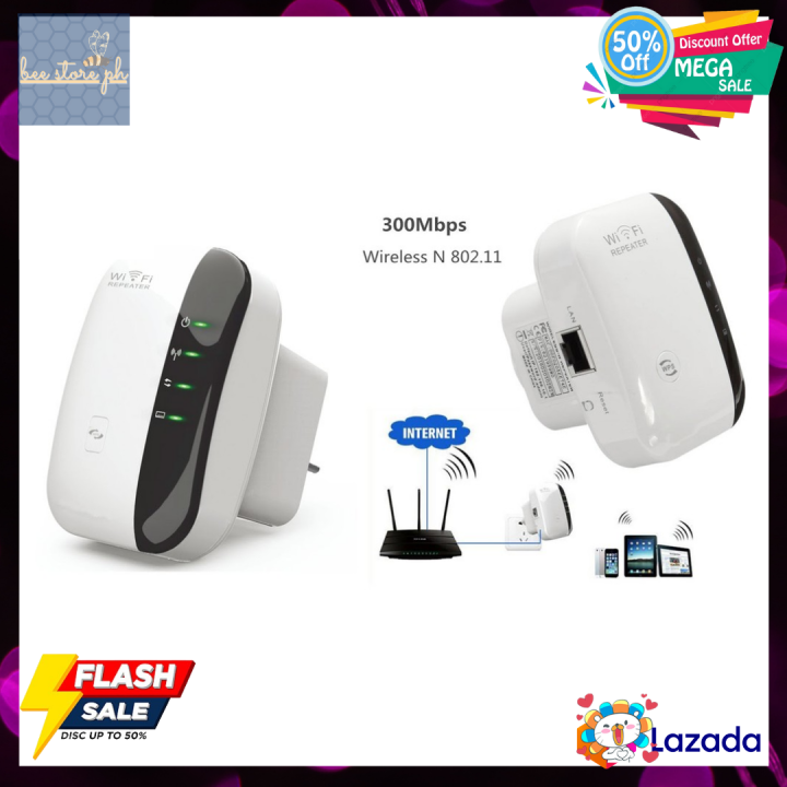 Super Boost WiFi, WiFi Range Extender Up to 300Mbps Repeater | Lazada PH