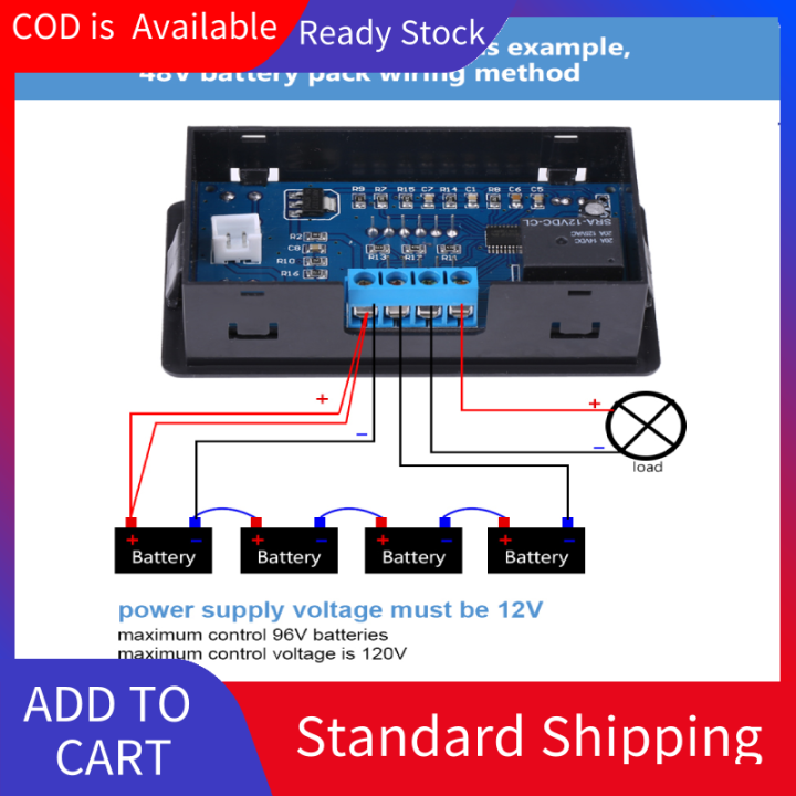 duoqiao Battery Low Voltage Cut off Automatic Switch On Protection ...