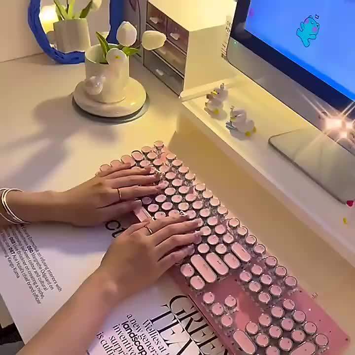 Prewalker R Punk Mechanical Keyboard Keyclick Linear Action E-Sports ...